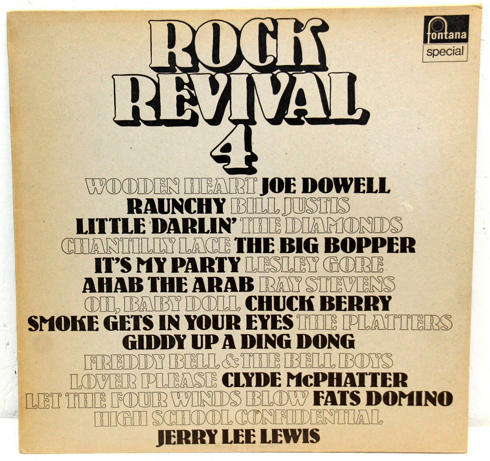 Dowell, Bill Justis, The Diamonds Rock Revival 4 Fontana | Vinyl.com.ua