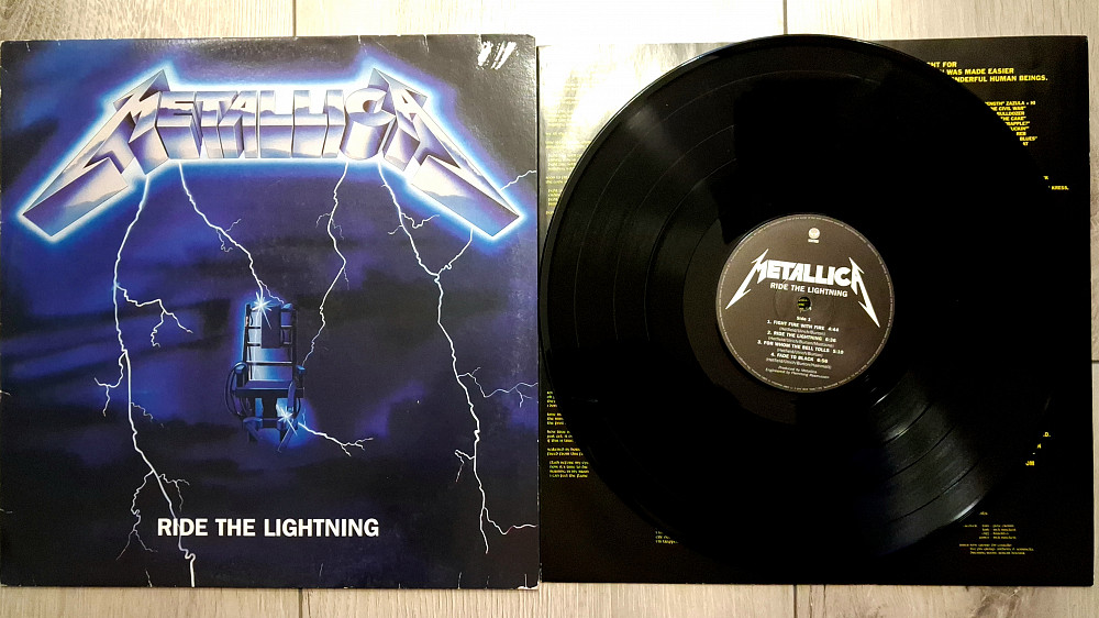 METALLICA RIDE THE LIGHTNING ( VERTIGO 838 130-1 A2/B1 ) 2001 REISSUE ...